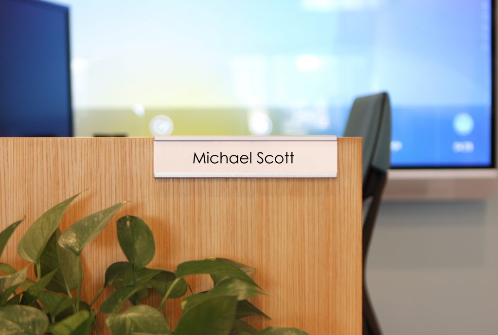 Welcome to 2/90 Sign Systems!PlusOne Workstation Nameplate by 2/90 Sign ...